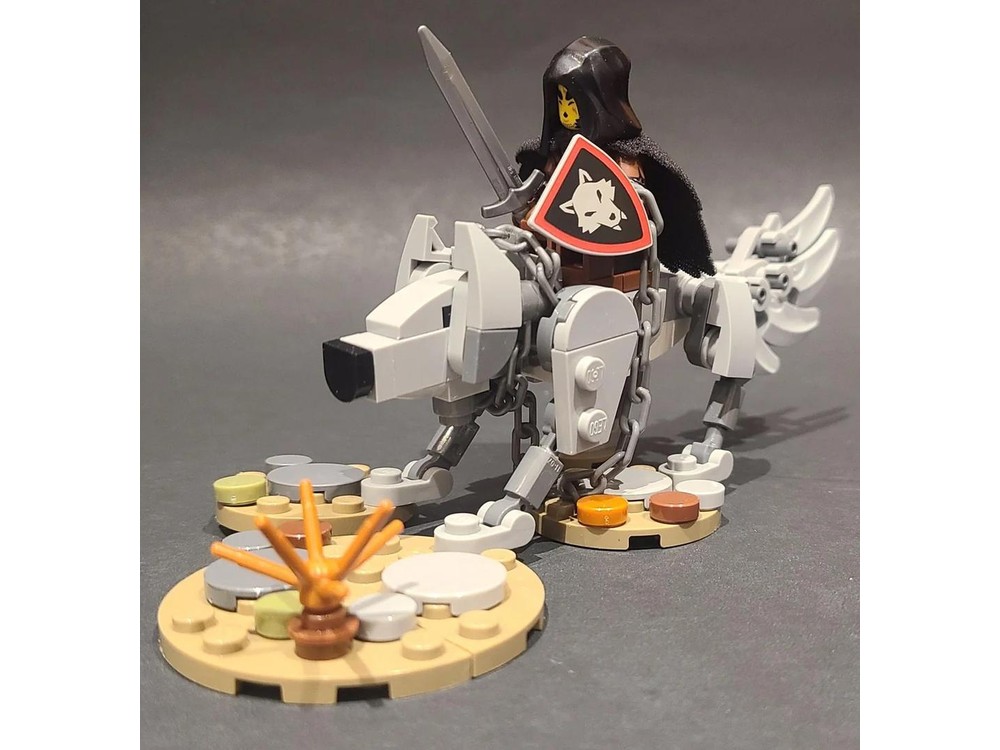 LEGO MOC Wolfpack Beastmaster Riding Wolf by Rossco311 | Rebrickable ...