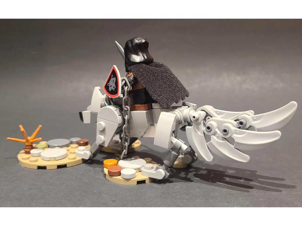 LEGO MOC Wolfpack Beastmaster Riding Wolf by Rossco311 | Rebrickable ...