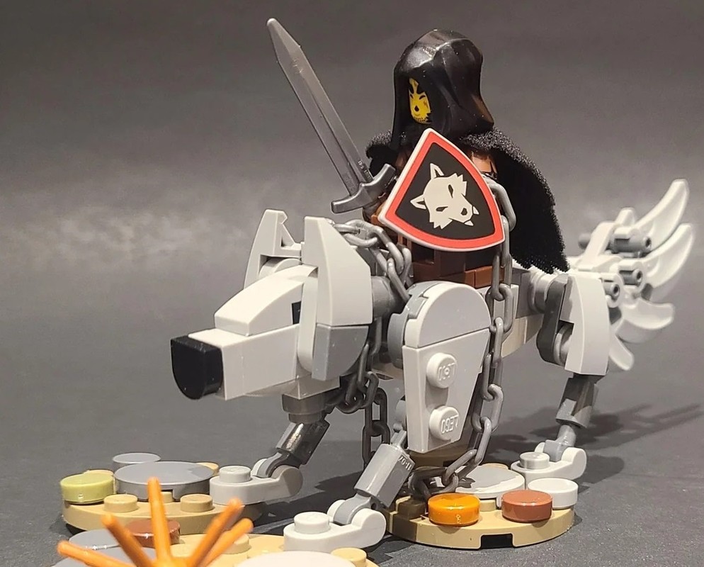 LEGO MOC Wolfpack Beastmaster Riding Wolf by Rossco311 | Rebrickable ...