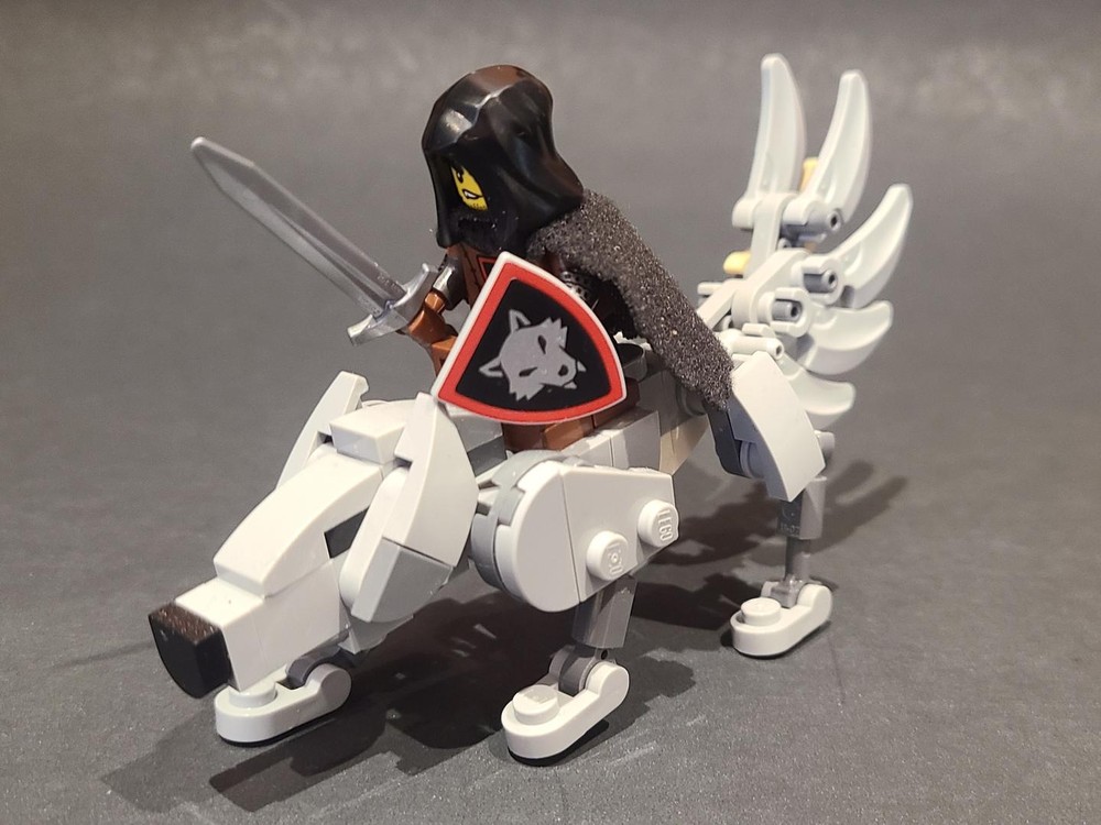 LEGO MOC Wolfpack Beastmaster Riding Wolf by Rossco311 | Rebrickable ...