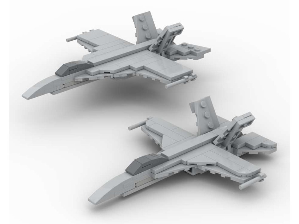 LEGO MOC F/A-18 Hornet and Super Hornet (1/110 scale) by Vincent W ...