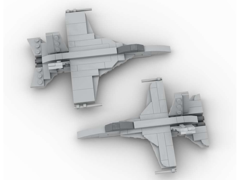 LEGO MOC F/A-18 Hornet and Super Hornet (1/110 scale) by Vincent W ...