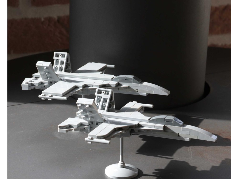 LEGO MOC F/A-18 Hornet and Super Hornet (1/110 scale) by Vincent W ...
