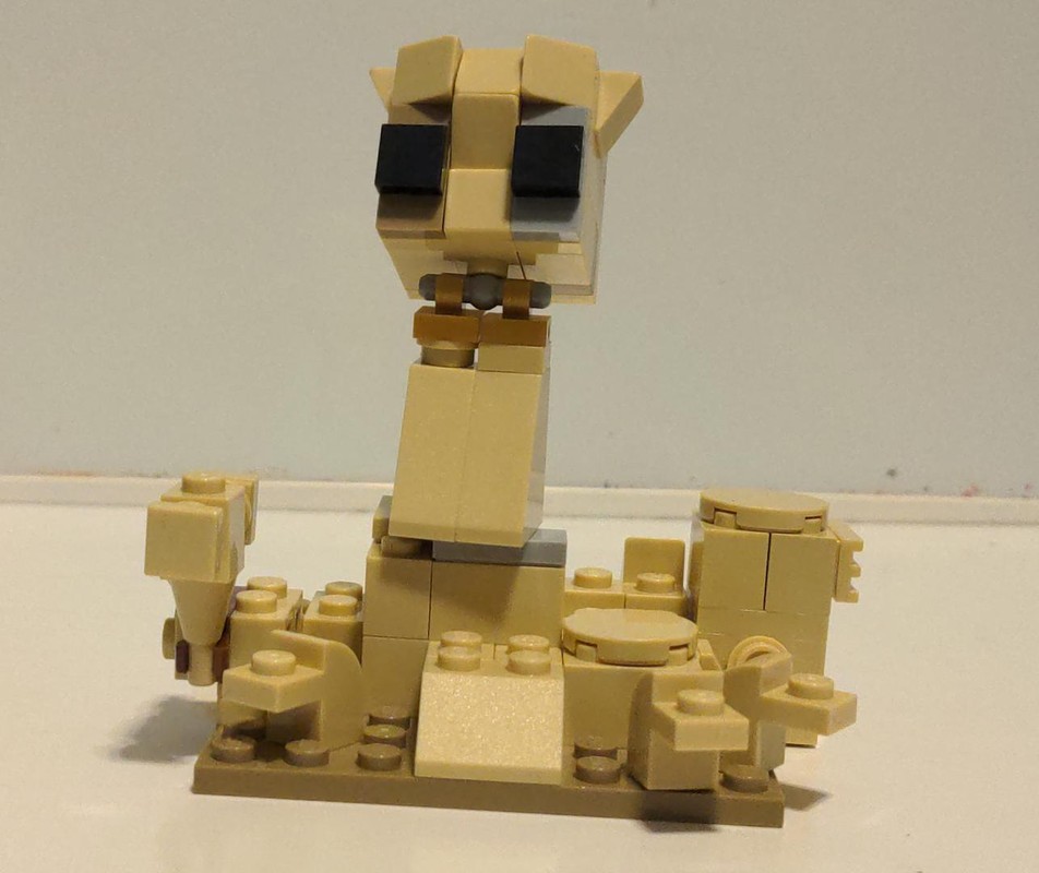 LEGO MOC Minecraft sand strider by LEGOs4eva | Rebrickable - Build with ...