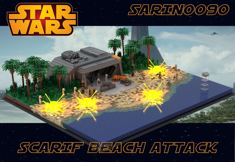 LEGO MOC SW - Scarif Beach Attack by Sarinoo90 | Rebrickable - Build ...