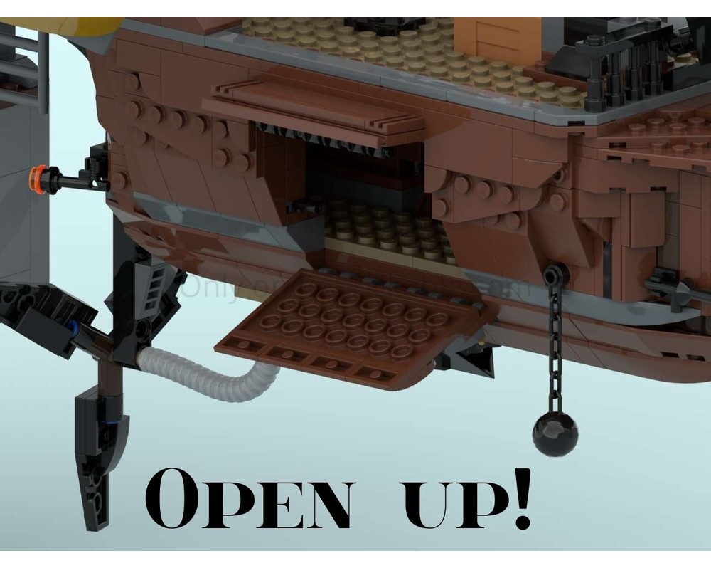 LEGO MOC-210606 Steampunk Pirate Airship "Brunel" | Steampunk Pirates ...