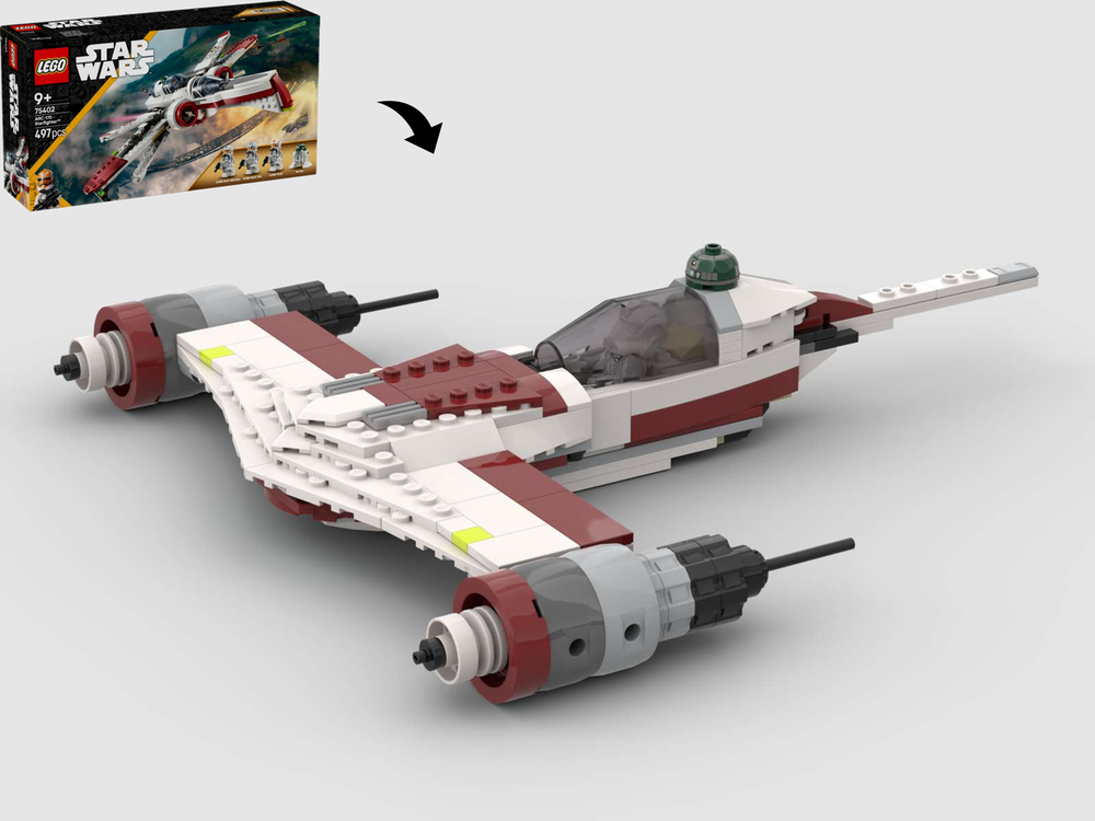 LEGO MOC Republic N-1 Starfighter - Alternate Build of 75402 ARC-170 by ...