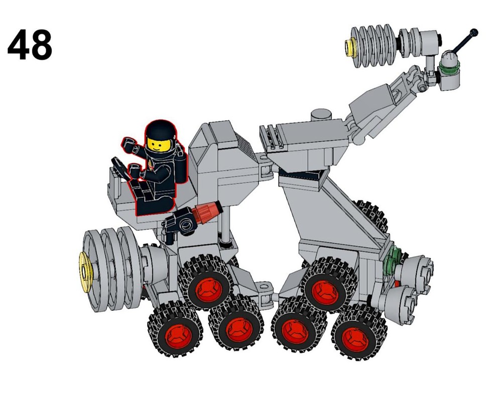 Lego Moc Mining Rover 2 By Pturecki Rebrickable Build With Lego