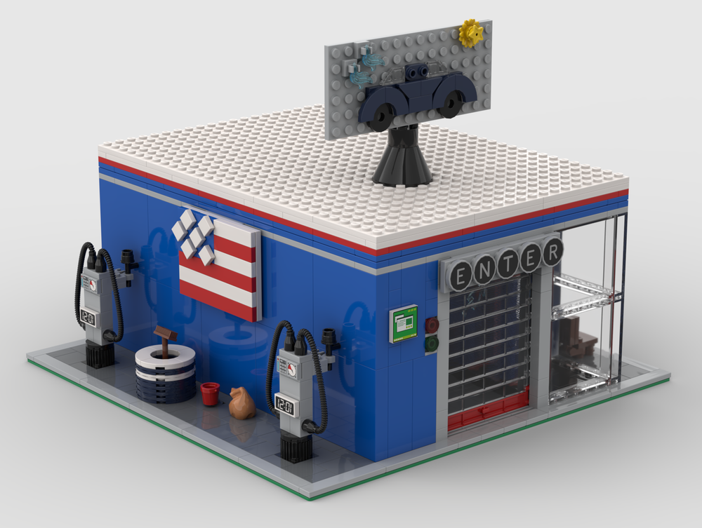 LEGO MOC Car Wash by mrobison161 | Rebrickable - Build with LEGO