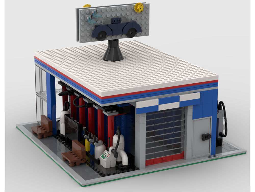 LEGO MOC Car Wash by mrobison161 | Rebrickable - Build with LEGO