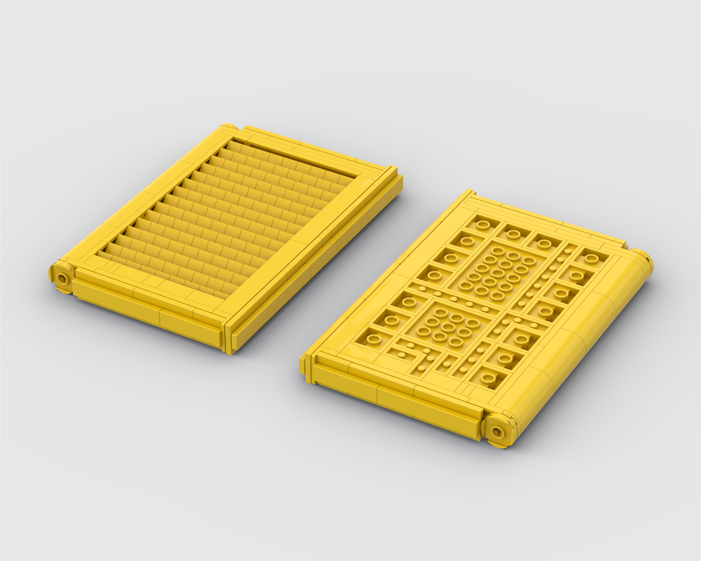 LEGO MOC Upscaled window with pane & shutter by Briquoleur ...