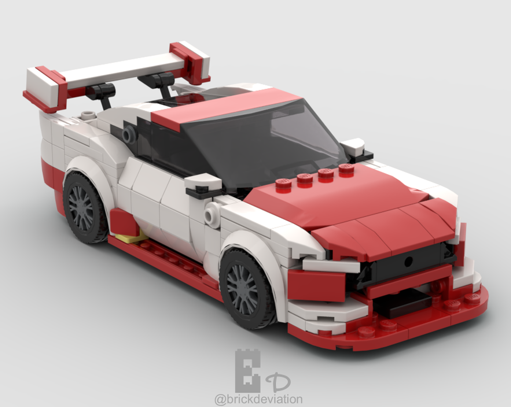LEGO MOC 2025 Shell V-Power Racing Team Ford Mustang Supercar by Brick ...