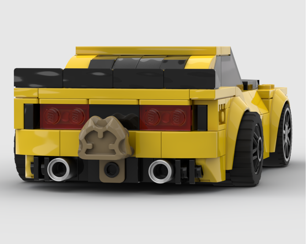LEGO MOC-210655 Dodge Demon 170 by The Brickerman | Rebrickable - Build ...