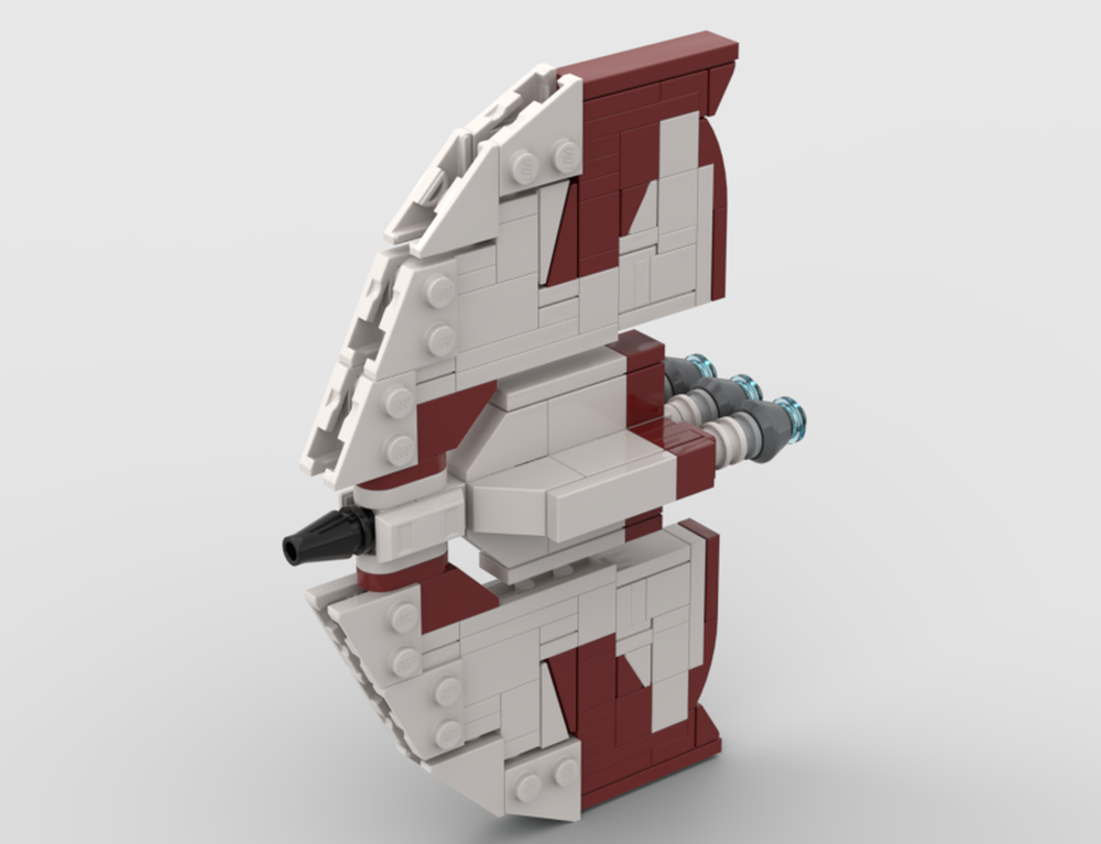 LEGO MOC Micro T-6 Jedi Shuttle by crimson_dawn | Rebrickable - Build ...