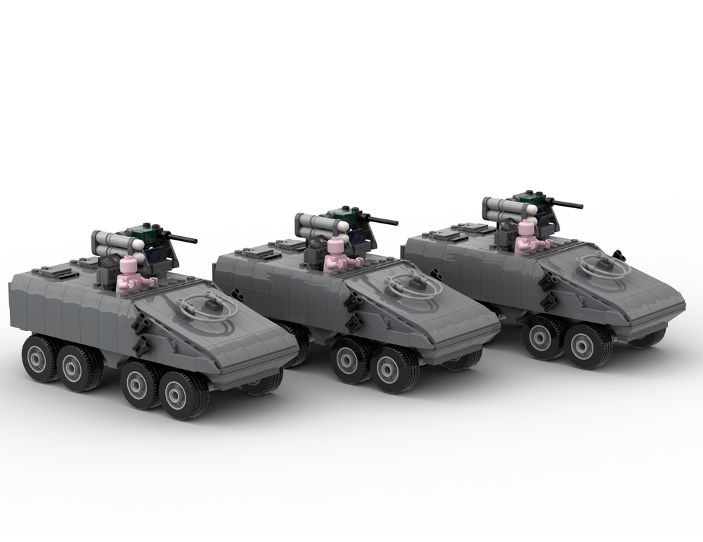 LEGO MOC Military Boxer APC by DarkMatterDesign | Rebrickable - Build ...