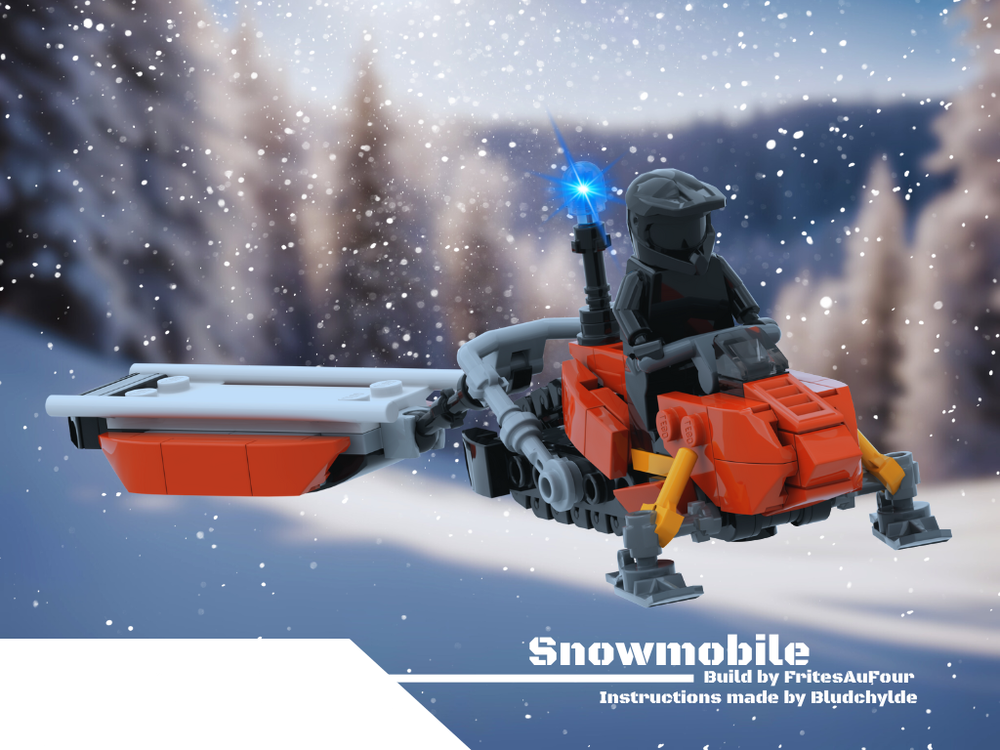 LEGO MOC Ski Resort First Aiders Snowmobile by FritesAuFour ...