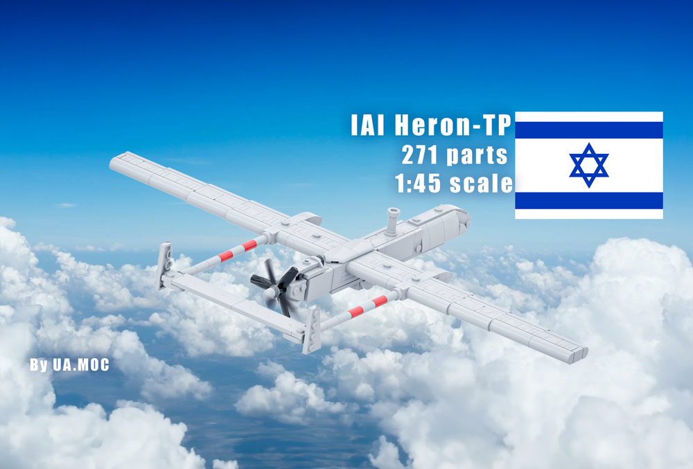 LEGO MOC-210679 IAI Heron TP by Darth_Legos | Rebrickable - Build with LEGO