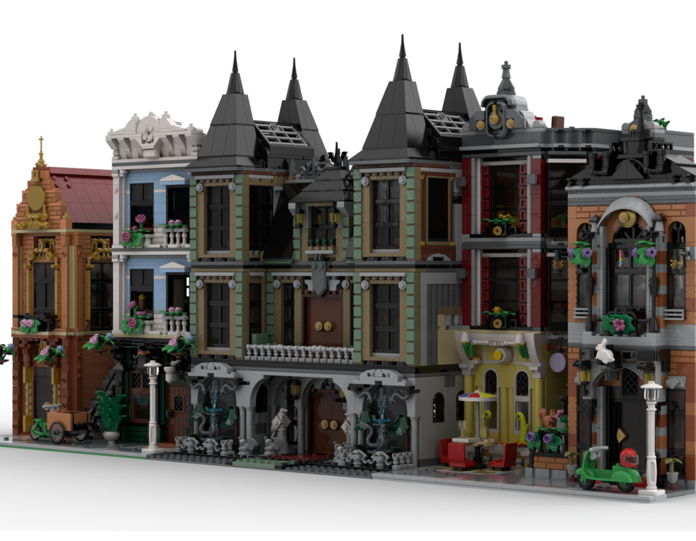 LEGO MOC-210682 Modular Malfoy Manor by Brick Artisan | Rebrickable ...