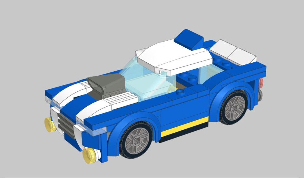 LEGO MOC 60312-1 Civilian - Blue by TurboRatRods | Rebrickable - Build ...