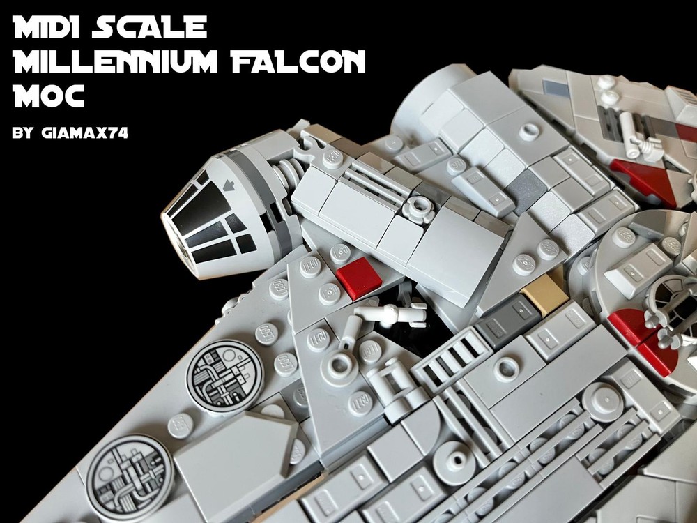 LEGO MOC Midi Scale Millennium-Falcon MOD by giamax74 | Rebrickable ...