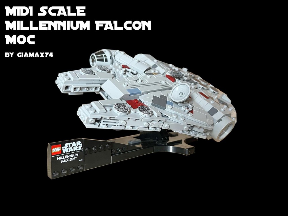 LEGO MOC Midi Scale Millennium-Falcon MOD by giamax74 | Rebrickable ...
