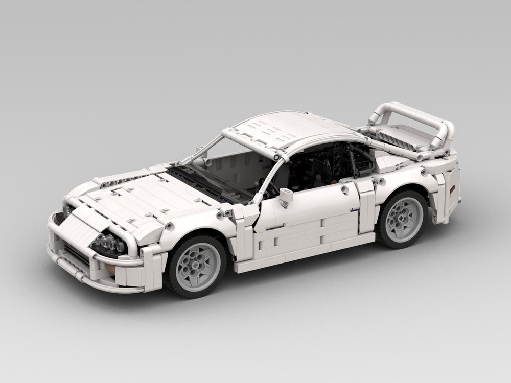LEGO MOC Toyota Supra MK4 (1:12) White [Manual] by Artemy Zotov ...