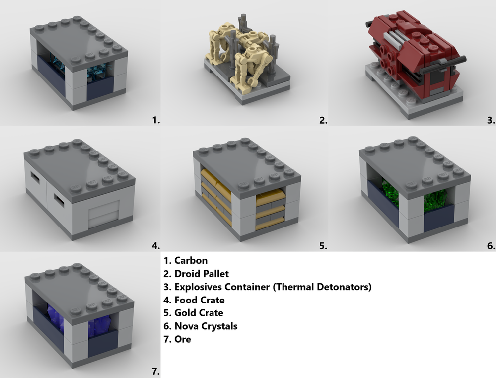 LEGO MOC Cargo for the MRT by SilverInc | Rebrickable - Build with LEGO