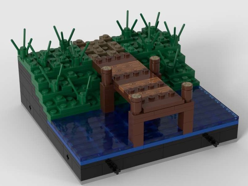 LEGO MOC Modular Terrain - River Dock by mikey2110 | Rebrickable ...