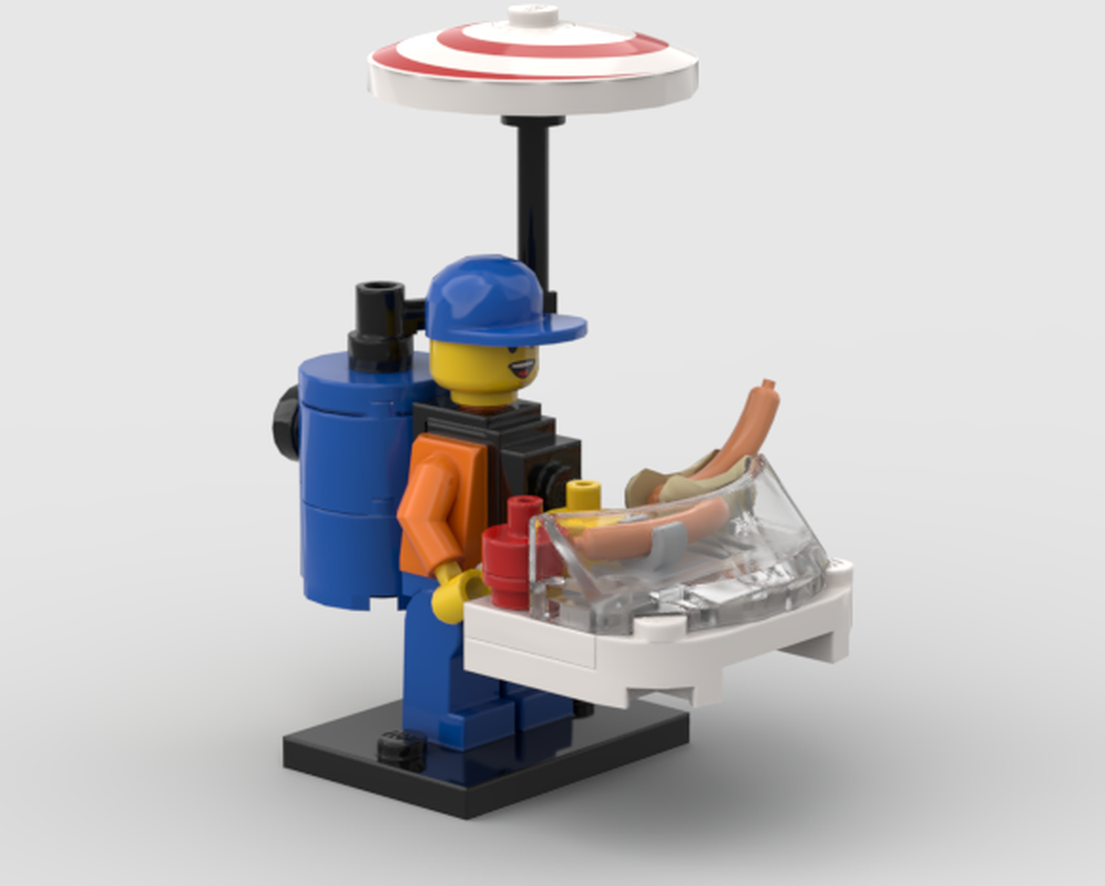 LEGO MOC Berlin Currywurst Seller - Berliner Currywurst Verkäufer by ...