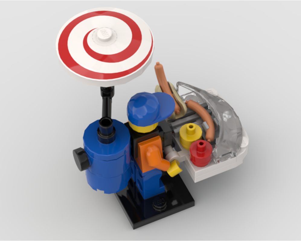 LEGO MOC Berlin Currywurst Seller - Berliner Currywurst Verkäufer by ...