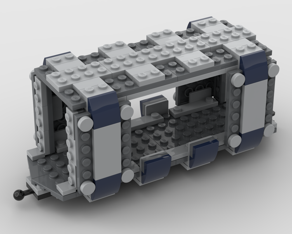 LEGO MOC MRT Open Covered Car by SilverInc | Rebrickable - Build with LEGO