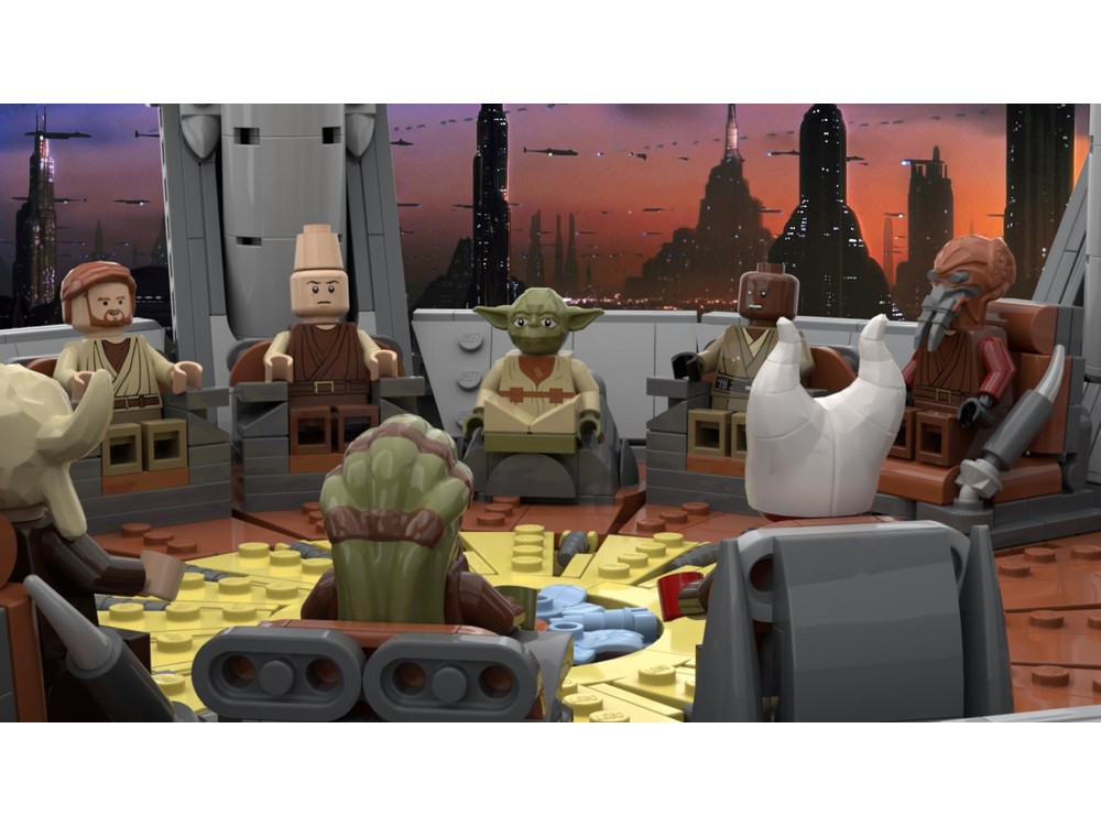 Lego Moc High Council Chamber By Aobrick34 Rebrickable Build With Lego