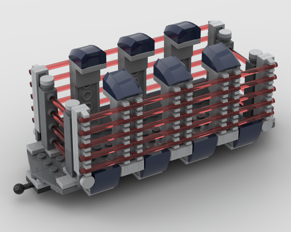 LEGO MOC MRT Prison Car by SilverInc | Rebrickable - Build with LEGO