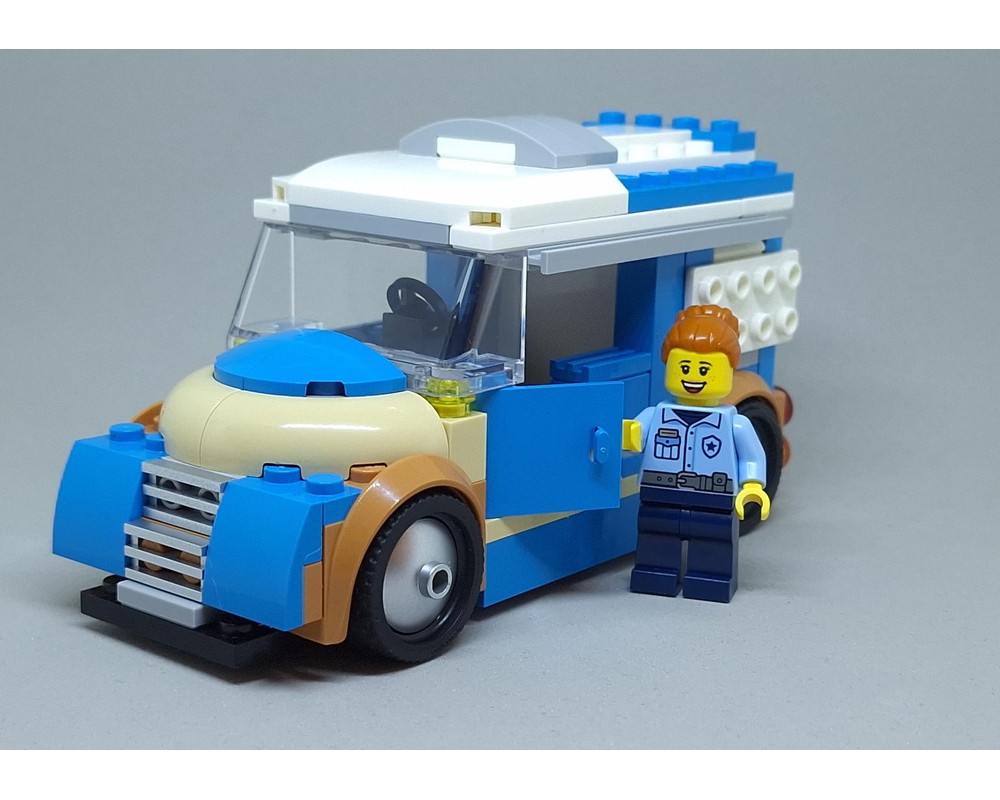 LEGO MOC 60452 Donut Delivery Van by PeterSzabo | Rebrickable - Build ...
