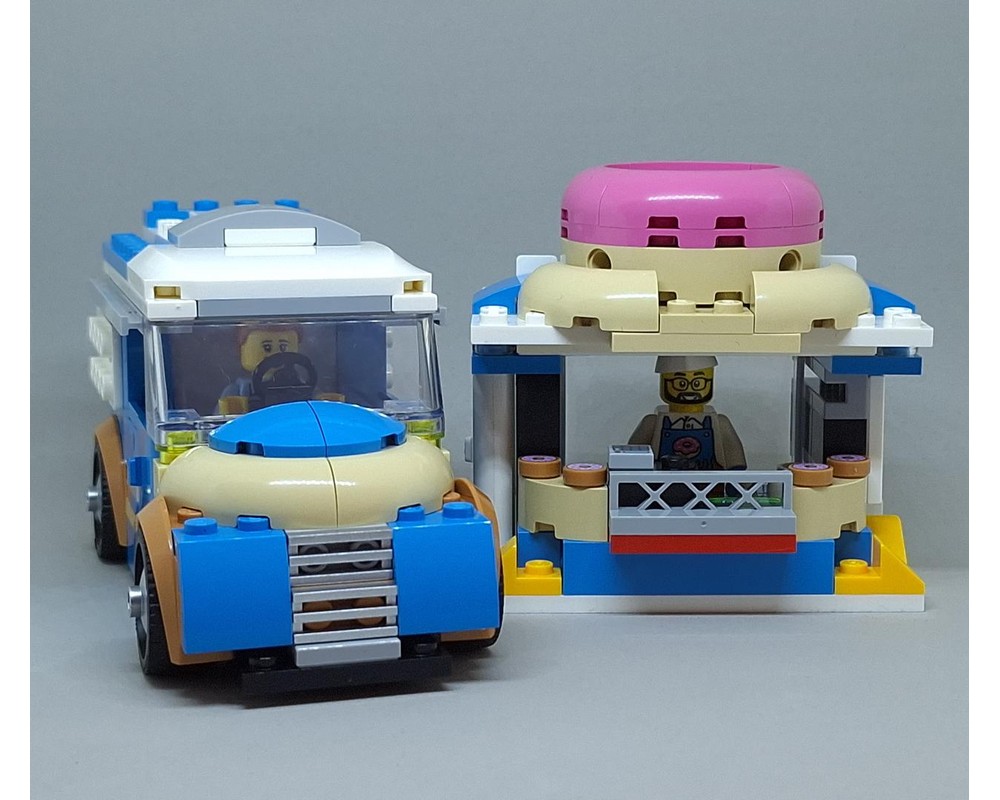 LEGO MOC 60452 Donut Delivery Van by PeterSzabo | Rebrickable - Build ...