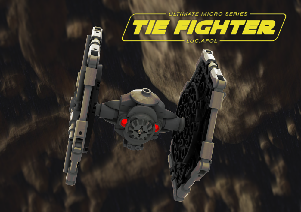 LEGO MOC Ultimate Micro TIE-Fighter by luc.afol | Rebrickable - Build ...