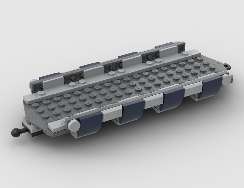 LEGO MOC MRC Flat Car by SilverInc | Rebrickable - Build with LEGO