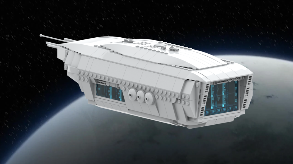 LEGO MOC-210751 1:1455 Ton-Falk class escort carrier by Surcote ...