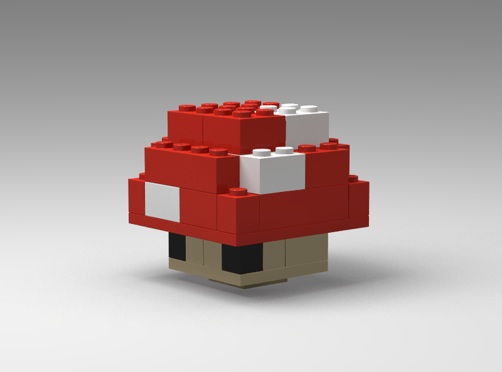 LEGO MOC Super Mushroom by Tyminecraft | Rebrickable - Build with LEGO