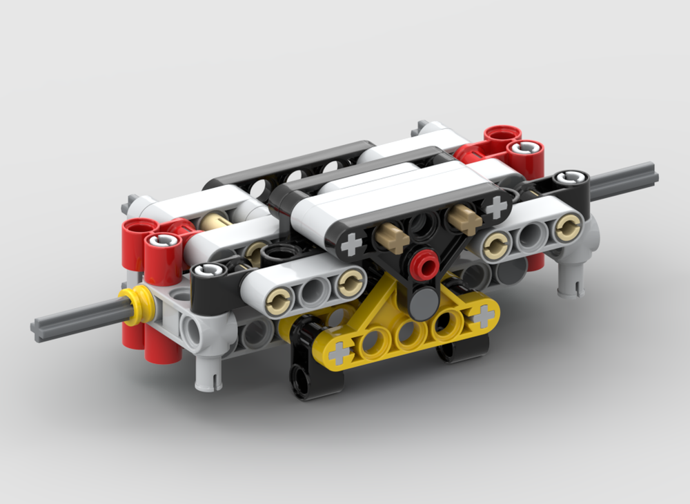 LEGO MOC Simple front suspension with steering by Leg0_lab ...