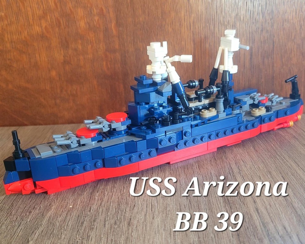 LEGO MOC USS Arizona BB39 (1941) by Diamondguy7567 | Rebrickable ...