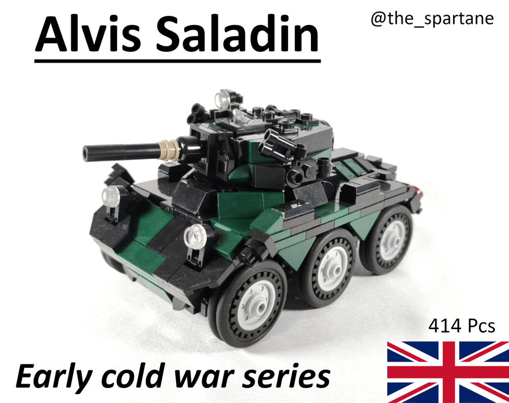LEGO MOC Alvis Saladin by Spartane | Rebrickable - Build with LEGO