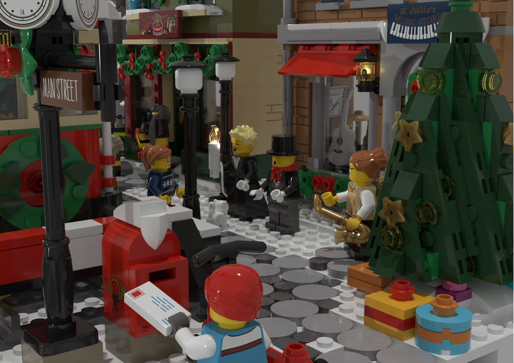 LEGO MOC Ron's Winter Village 2024 by ForelockMocs | Rebrickable - Build with LEGO