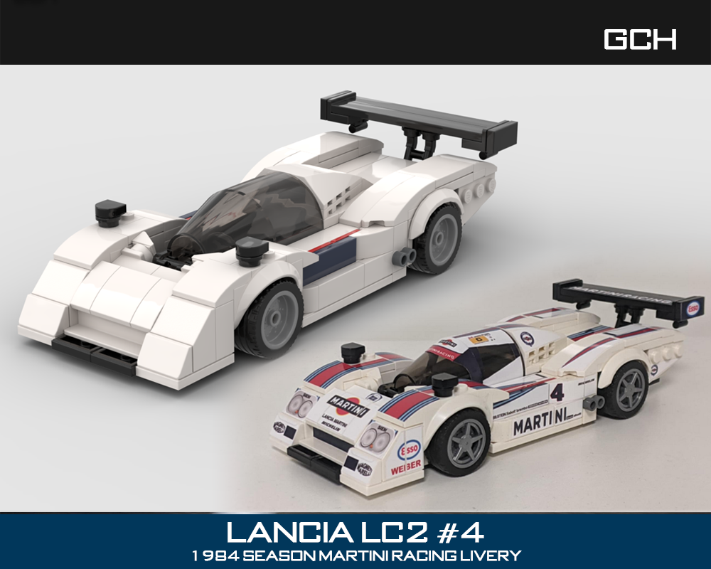 LEGO MOC Lancia LC2 #4 1984 season livery by GCh | Rebrickable - Build ...