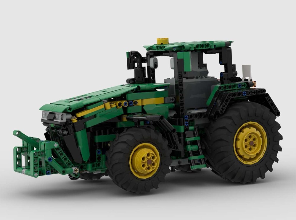 LEGO MOC John Deere 8R 2019 tractor (PF version) by falconluan | Rebrickable - Build with LEGO