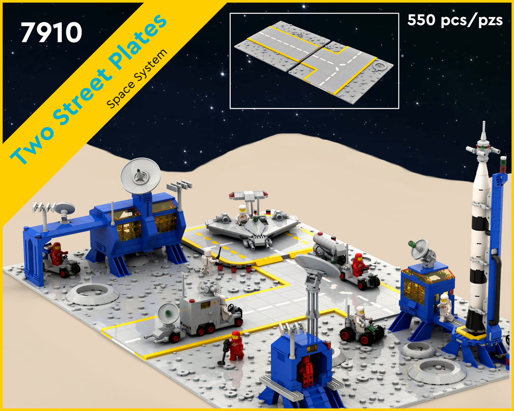 LEGO MOC Two Street Plates by Tubi_Rock_V | Rebrickable - Build with LEGO