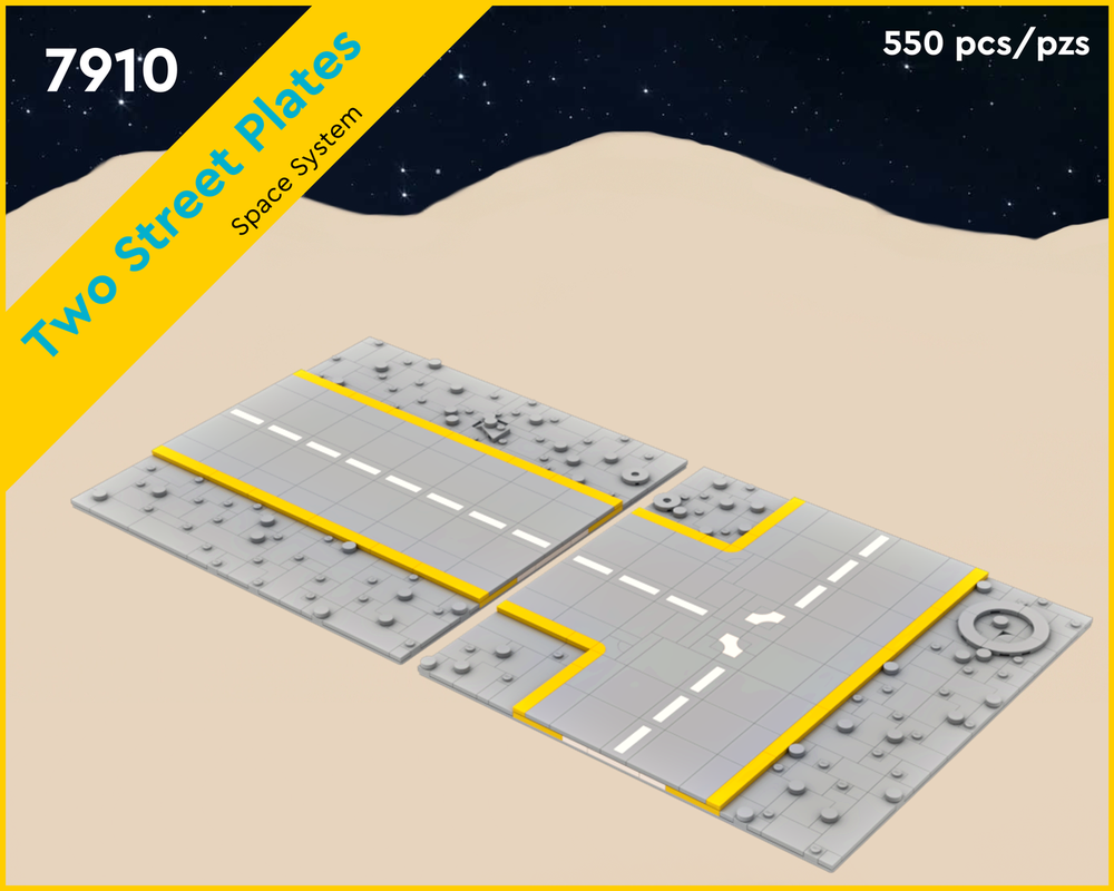 LEGO MOC Two Street Plates by Tubi_Rock_V | Rebrickable - Build with LEGO