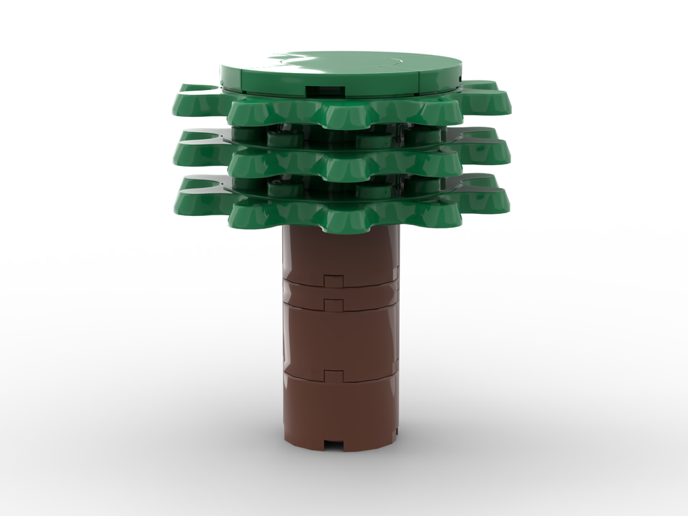 LEGO MOC Small Tree by BrickAndBuildsI | Rebrickable - Build with LEGO