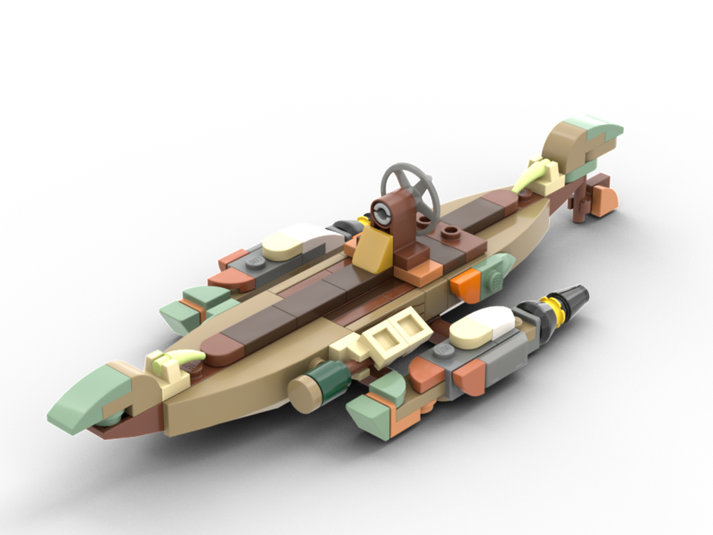 LEGO MOC Quen canoe by Pablow030 | Rebrickable - Build with LEGO