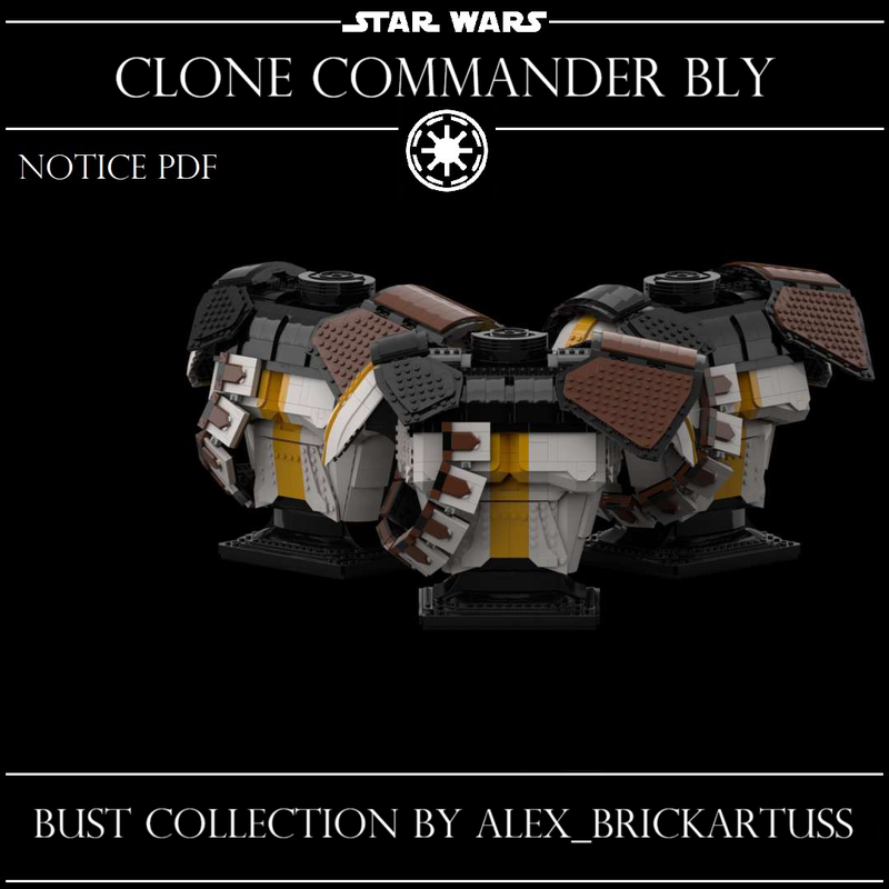 LEGO MOC Bust Clone Commander Bly by Alex_BricKartuss | Rebrickable ...